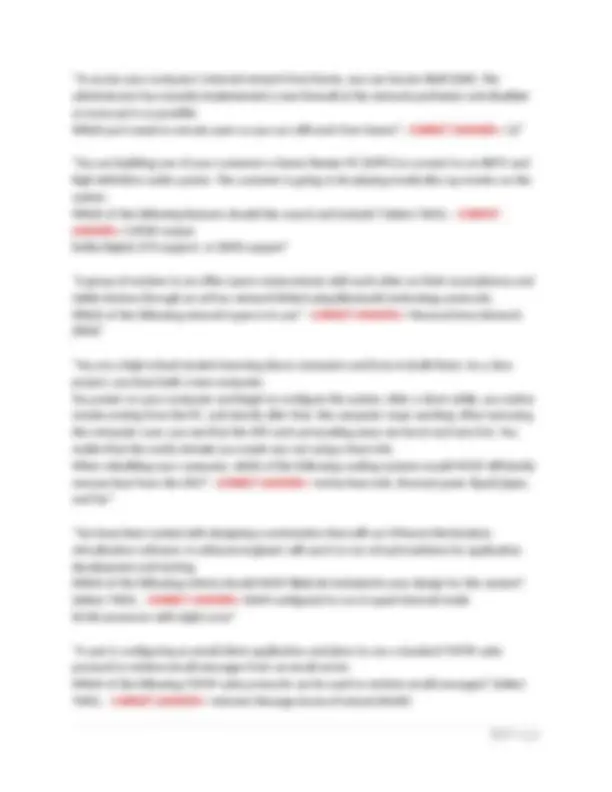 COMPTIA A+ 220-1001 (CORE 1) CERTIFICATION PRACTICE EXAM QUESTIONS WITH ...