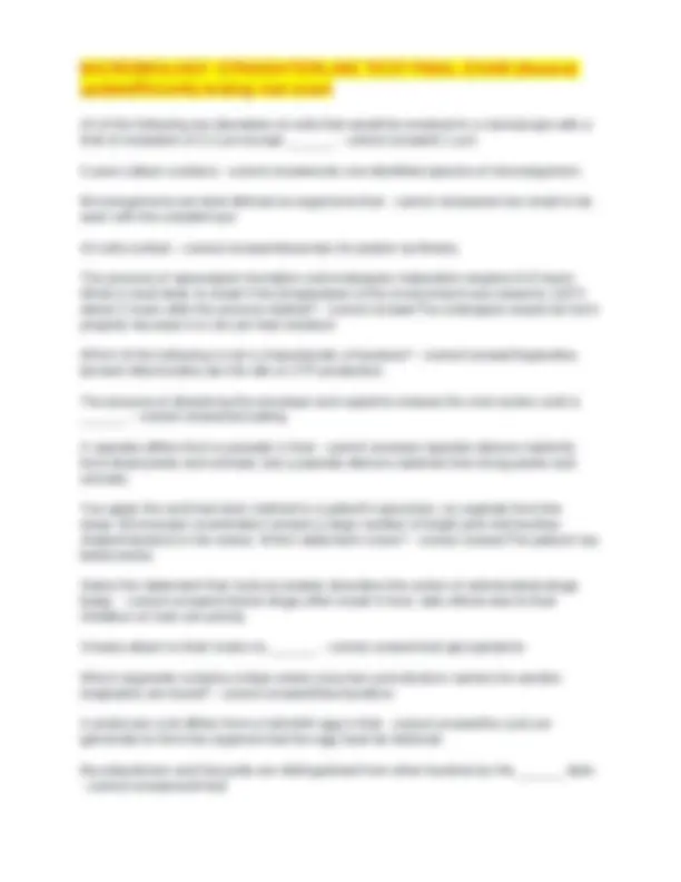 MICROBIOLOGY STRAIGHTERLINE TEST FINAL EXAM |Newest update|Recently ...