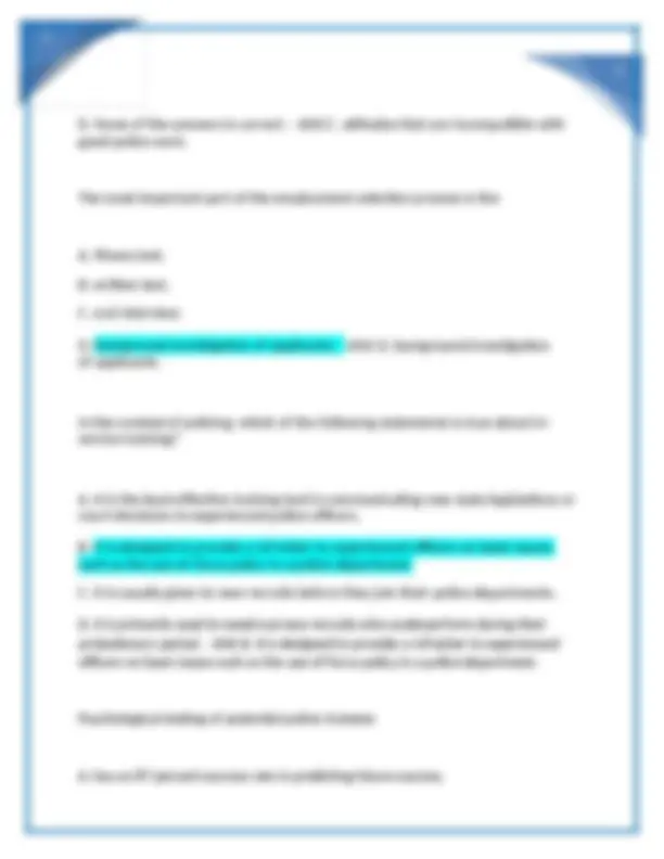 Police Test Questions & Answers 2024: Guide for Aspiring Officers ...