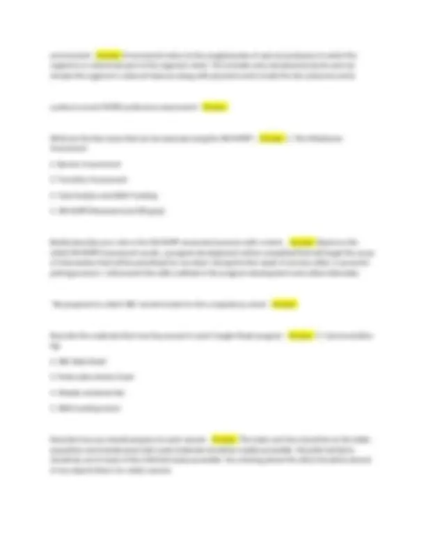 RBT Competency Assessment Quiz Questions with Correct Answers Graded A+ ...