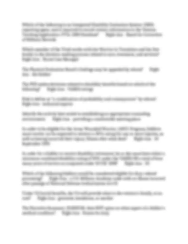 PEBLO Module 2, 3, and Course Post Test: Questions and Answers | Exams ...