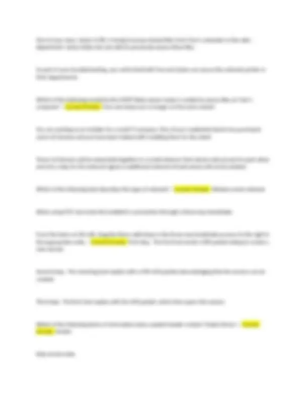 TestOut PC Pro Networking Chapter 11: Questions and Solutions | Exams ...