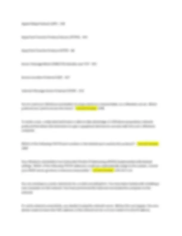 TestOut PC Pro Networking Chapter 11: Questions and Solutions | Exams ...