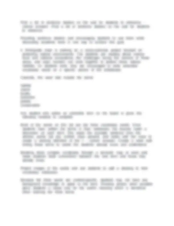 STR Practice Exam 2: Reading, Spelling, and Vocabulary in Elementary ...