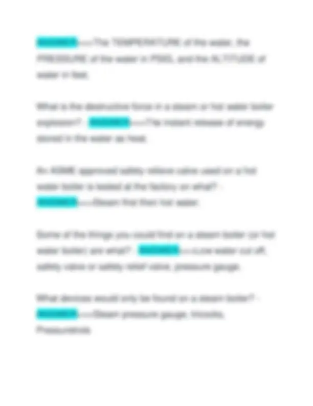 Minnesota Special Engineer Boiler License Exam Questions and Answers ...