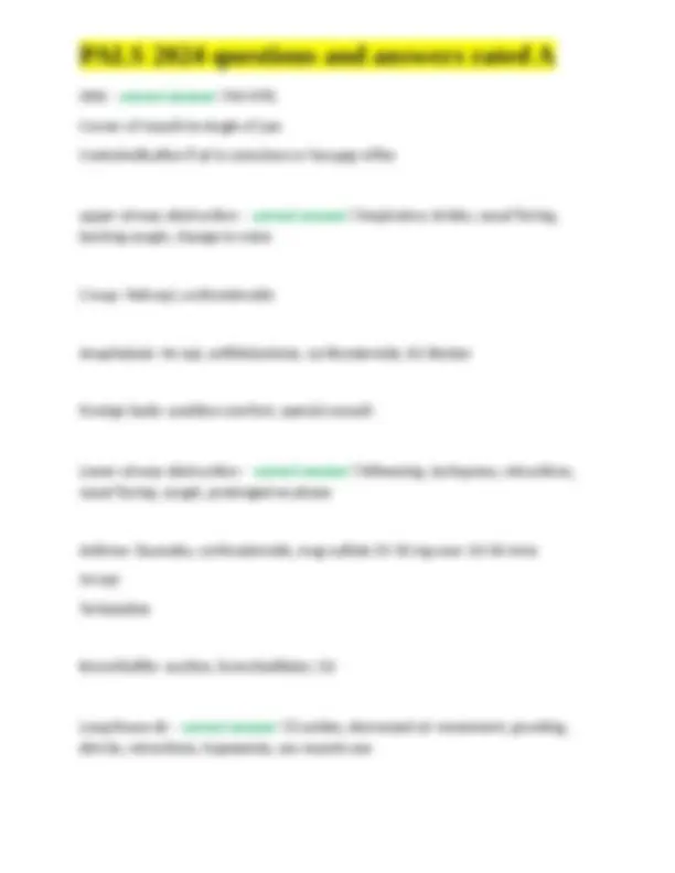 PALS 2024 Questions and Answers: A Comprehensive Guide for Healthcare ...