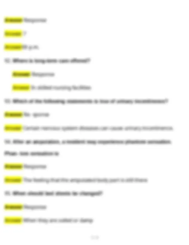 CNA Final Exam Review (100 questions) (Latest 2025 / 2026 Update ...