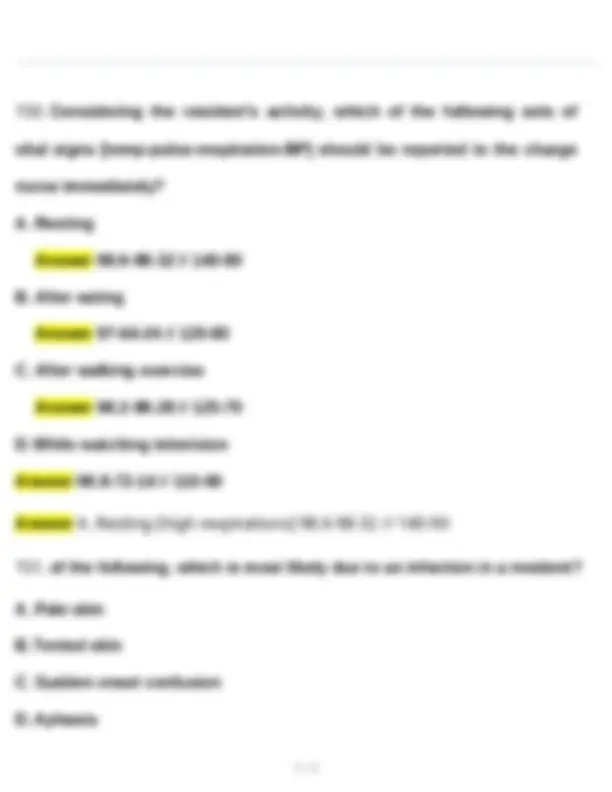 CNA Final Exam Review (100 questions) (Latest 2025 / 2026 Update ...