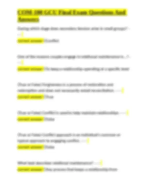 COM-100 GCU Final Exam Questions and Answers: A Guide to Public ...