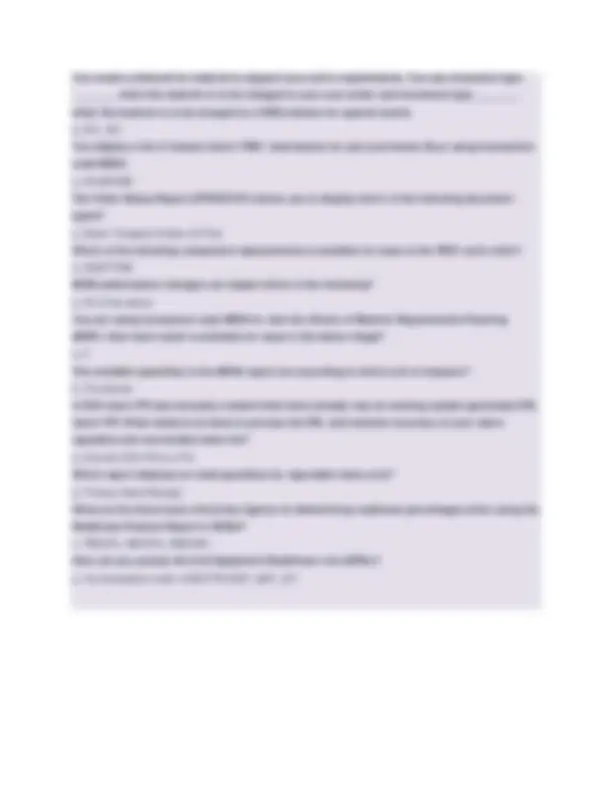 GCSS Army S4 Course Test 1: Multiple Choice Questions and Answers ...