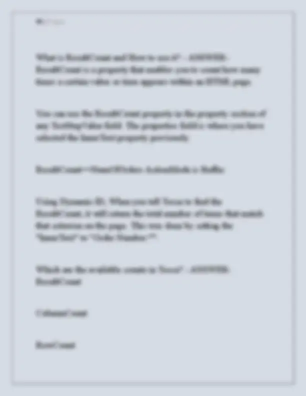 TOSCA TRICENTIS AS1 NEWEST 2025 ACTUAL EXAM COMPLETE 100 QUESTIONS AND ...