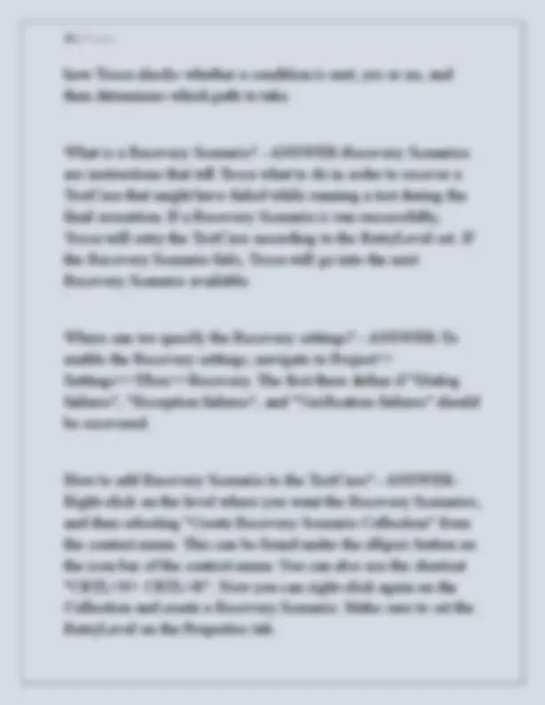 TOSCA TRICENTIS AS1 NEWEST 2025 ACTUAL EXAM COMPLETE 100 QUESTIONS AND ...