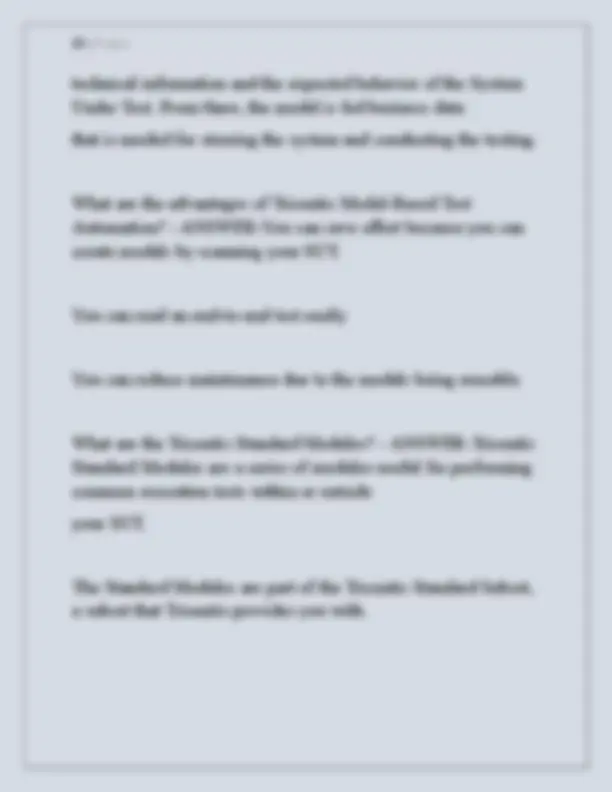 TOSCA TRICENTIS AS1 NEWEST 2025 ACTUAL EXAM COMPLETE 100 QUESTIONS AND ...