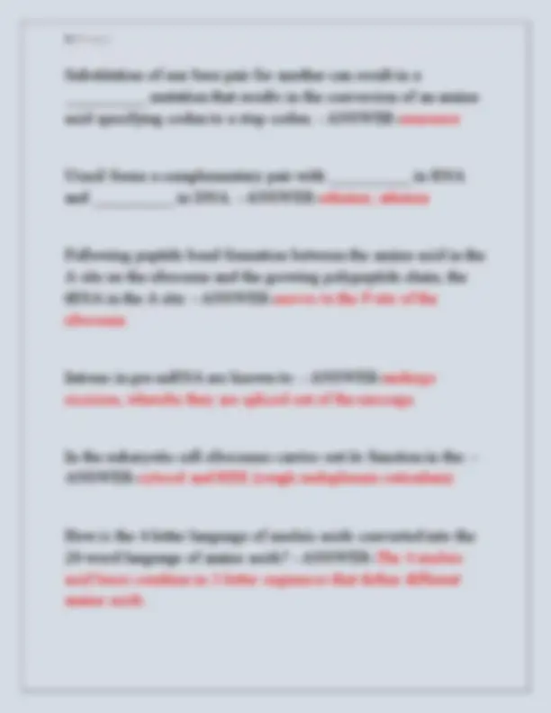 DNA Replication, Transcription, Translation, Cellular Respiration, and ...