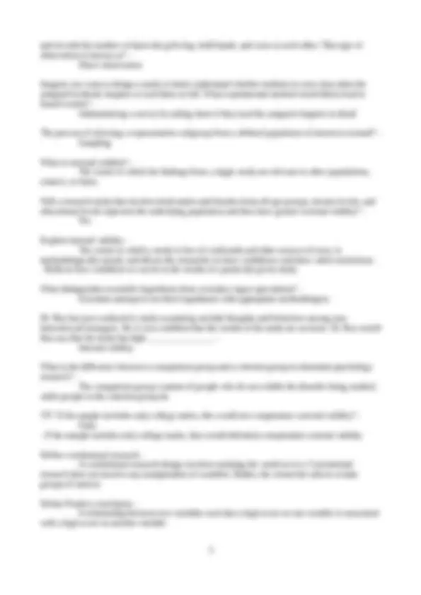 Abnormal Psychology Terms: Chapter 1 Definitions and Concepts | Exams Psychology | Docsity