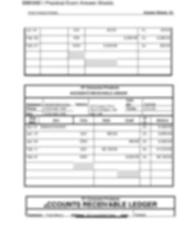 Basic Bookkeeping—Level 1 Final Exam Questions and Answers | Exams Nursing | Docsity