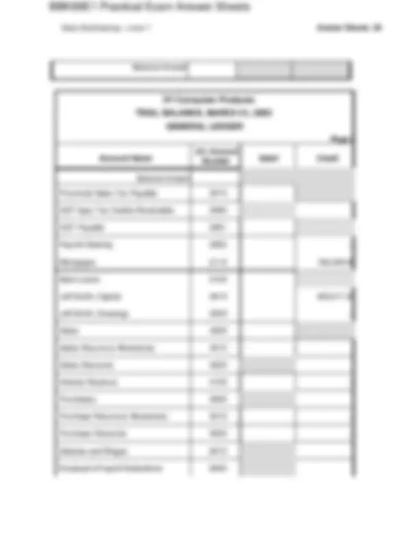 Basic Bookkeeping—Level 1 Final Exam Questions and Answers | Exams ...