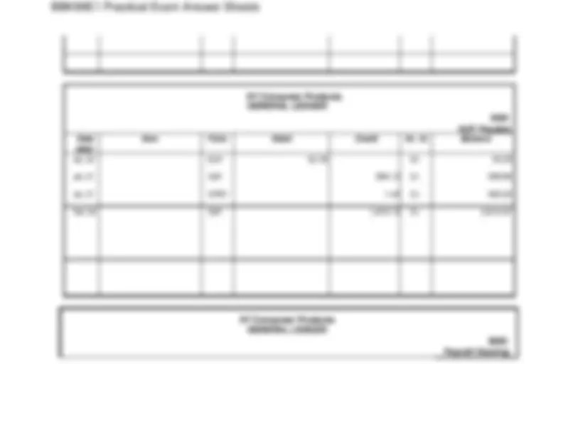 Basic Bookkeeping—Level 1 Final Exam Questions and Answers | Exams Nursing | Docsity