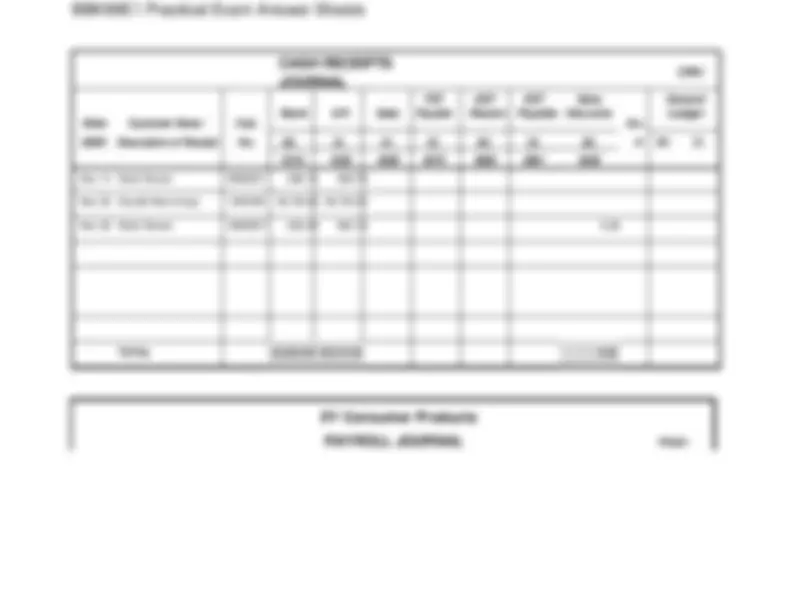 Basic Bookkeeping—Level 1 Final Exam Questions and Answers | Exams Nursing | Docsity