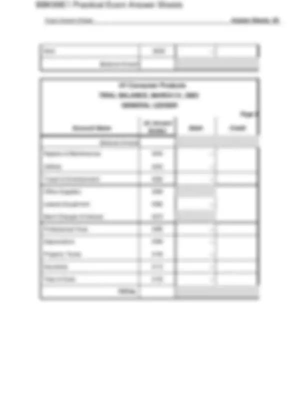 Basic Bookkeeping—Level 1 Final Exam Questions and Answers | Exams ...
