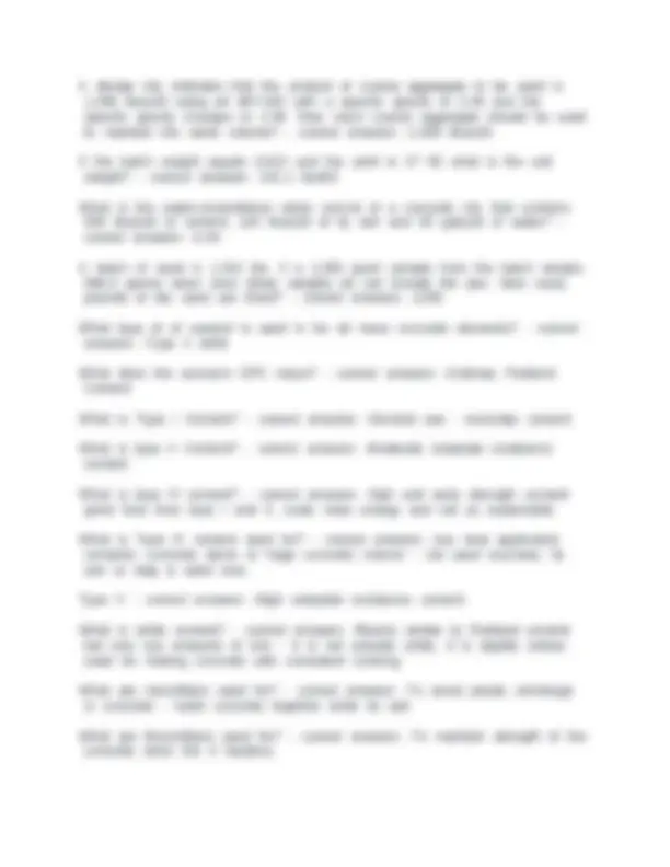 Concrete Batch Plant Operator Exam (FDOT) with Verified Solutions ...