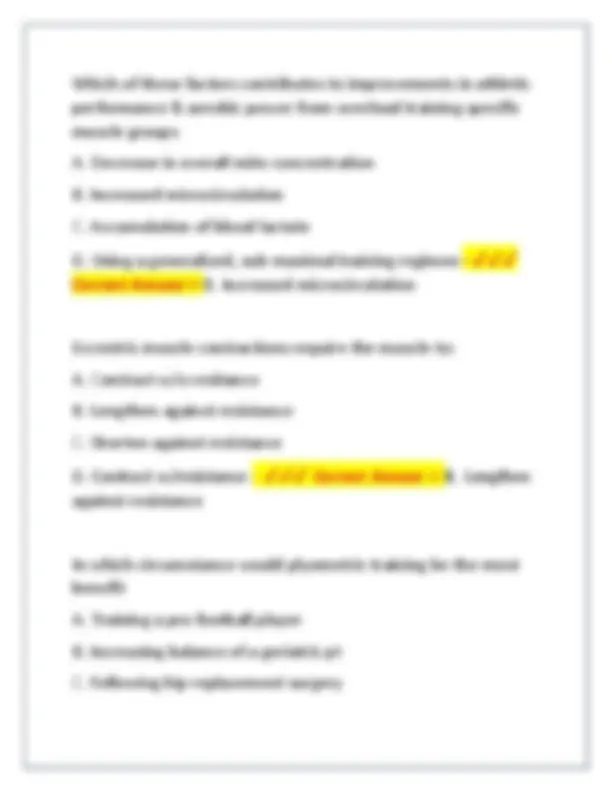 PT GOLD IRENE BOARDS EXAM NEWEST EXAM (2 VERSIONS) WITH COMPLETE ...