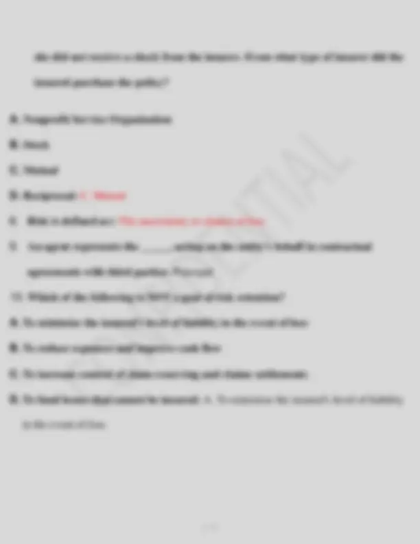 GENERAL INSURANCE LEVEL ALBERTA EXAM QUESTIONS AND ANSWERS.pdf | Exams ...