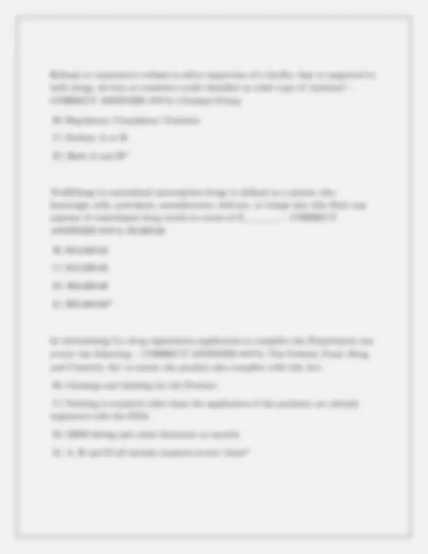 FL CDR Sample questions module 1-8 questions with answers | Exams ...