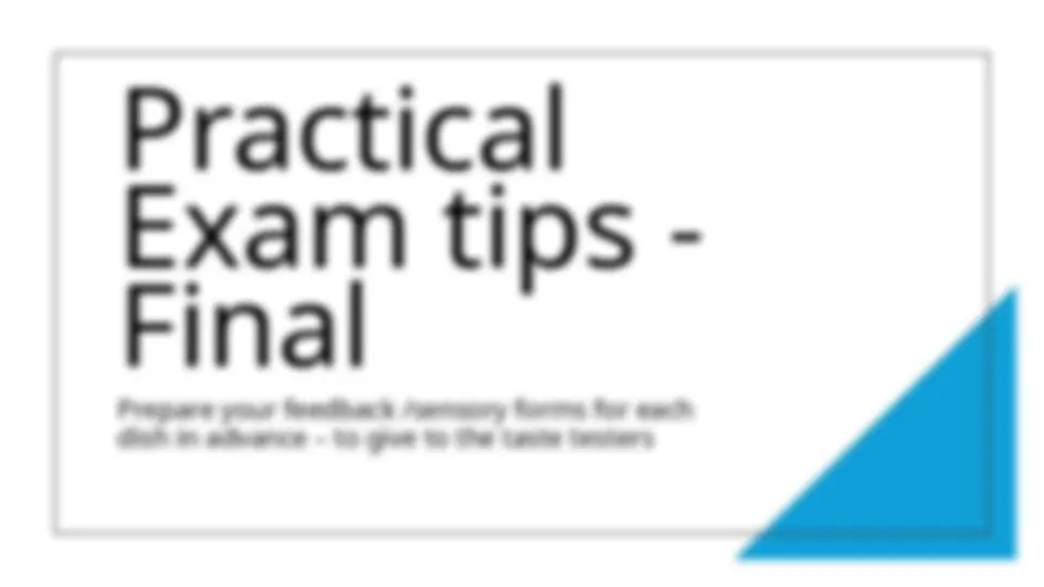 Foodtech nea 2 document | Slides Earth science | Docsity