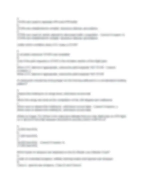 Instrument Ground School Final Exam Review Questions and Answers ...