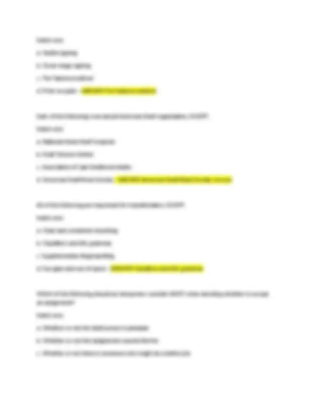 NIC Knowledge Practice Test | Questions with 100% Correct Answers ...