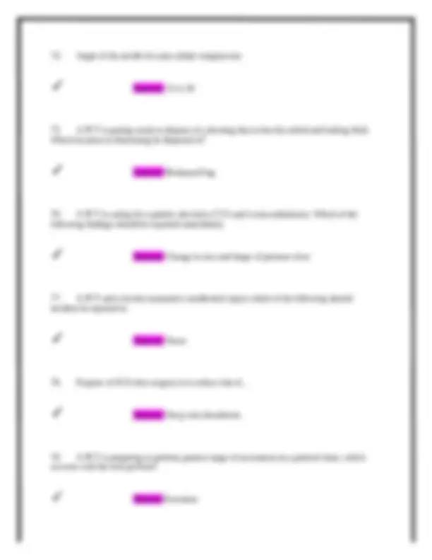PCT- Patient Care Technician Certification Exam Questions and Verified ...