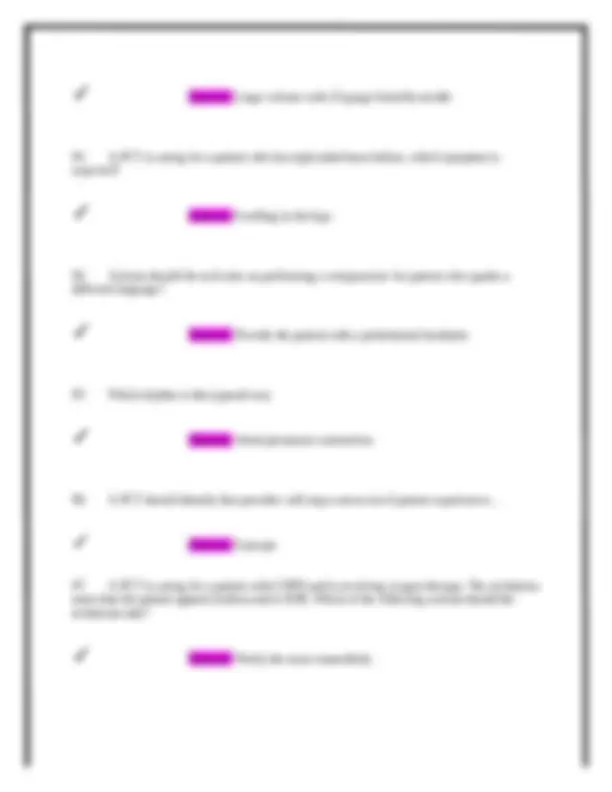 PCT- Patient Care Technician Certification Exam Questions and Verified ...