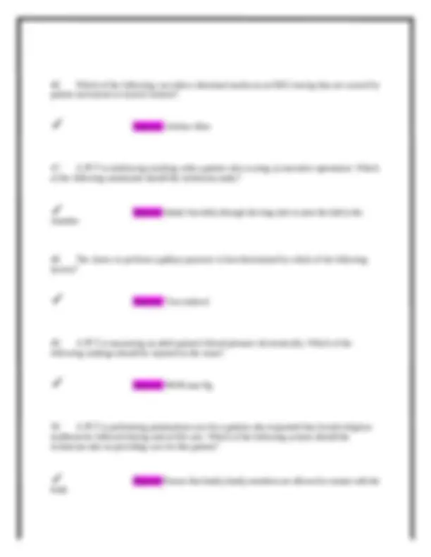 PCT- Patient Care Technician Certification Exam Questions and Verified ...