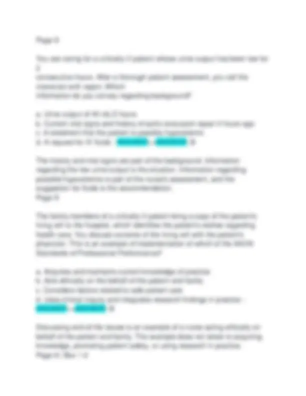 IAAO 300: Complete Course Review | Exams Nursing | Docsity