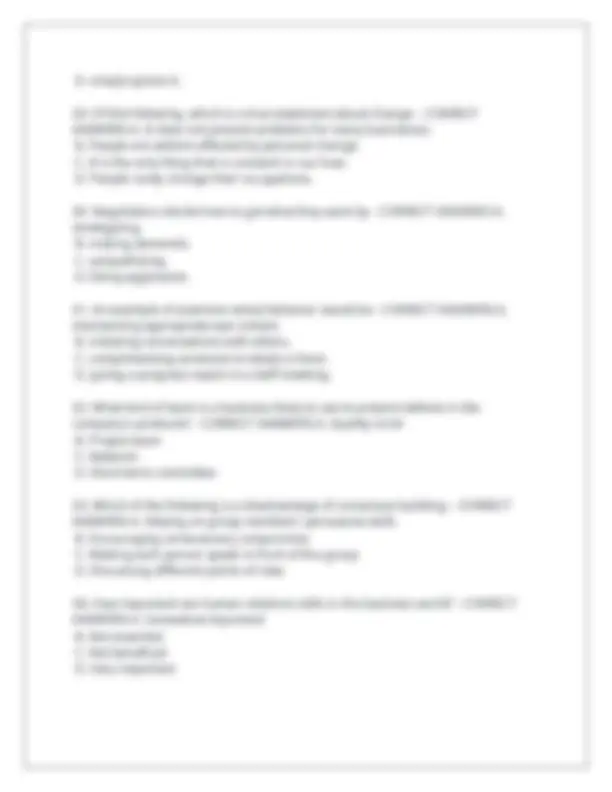 HOSPITALITY AND TOURISM EXAM QUESTIONS WITH CORRECT ANSWERS 100% 2025 ...