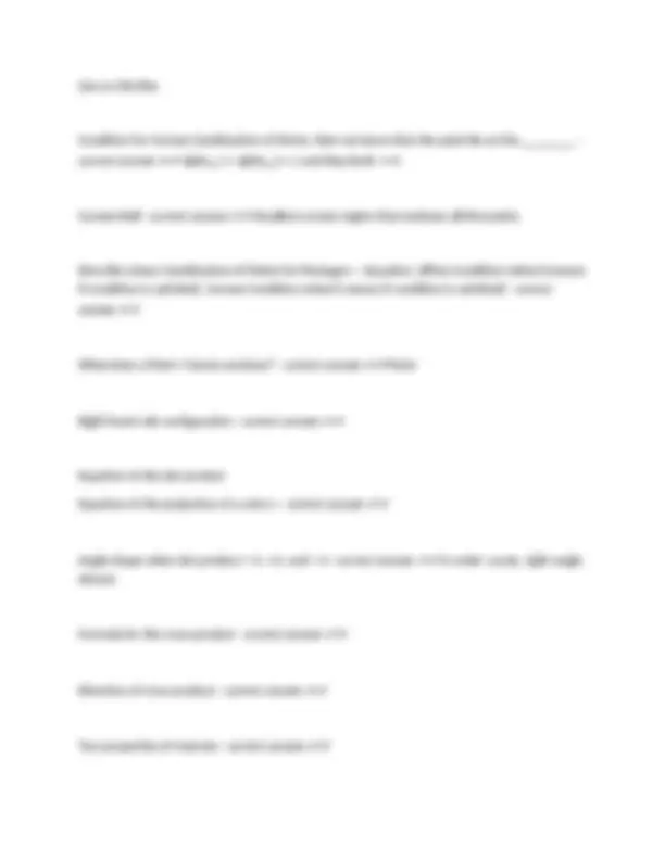 CS 174A Midterm Questions and Answers: Computer Graphics Fundamentals | Exams Nursing | Docsity