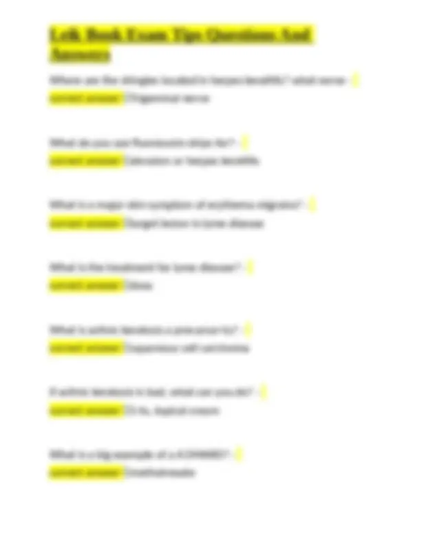 Leik Book Exam Tips: Questions and Answers for Medical Students | Exams ...