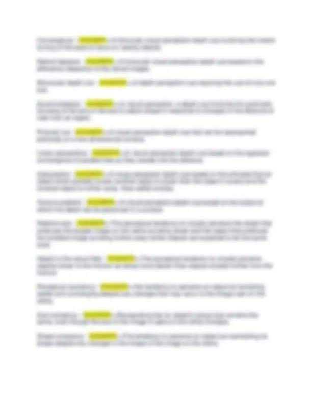 VCE Psychology Unit 2 2025 | Exams Psychology | Docsity