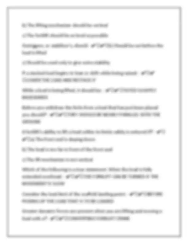 MA Hoisting License Test Exam Questions With Correct Guaranteed Answers ...
