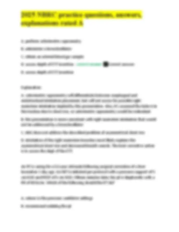 2025 NBRC Practice Questions: Respiratory Therapy Exam Preparation ...