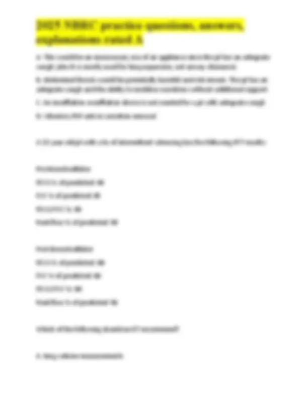 2025 NBRC Practice Questions: Respiratory Therapy Exam Preparation ...