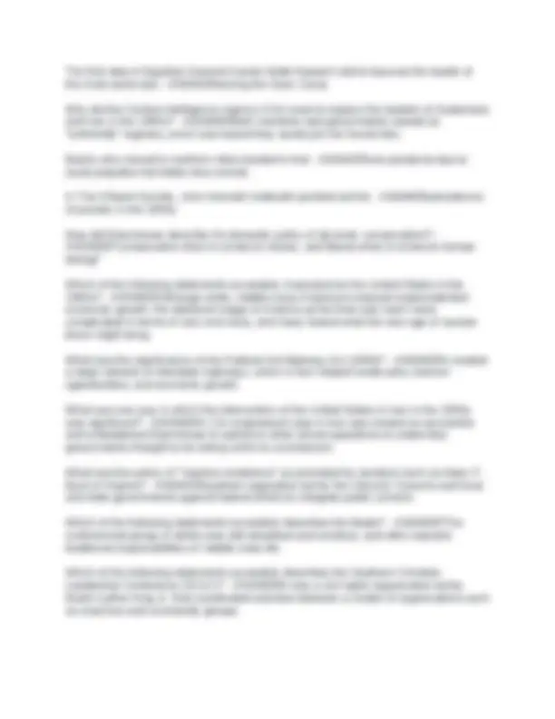 TJC US HISTORY UNIT THREE EXAM QUESTIONS AND ANSWERS 100% CORRECT ...