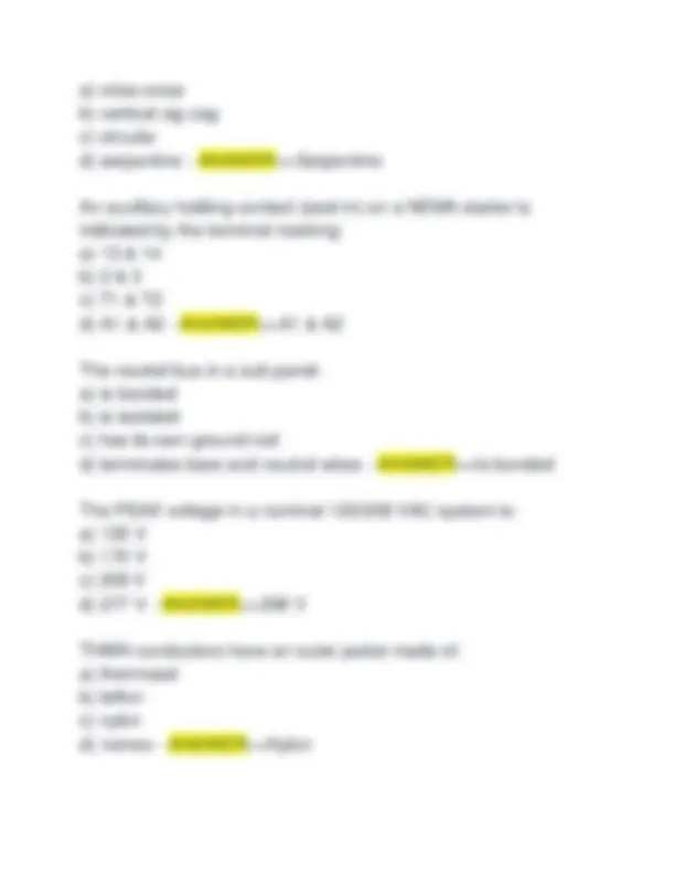 NCCER Test Practice Exam 2024-2025 Questions and Correct Answers ...