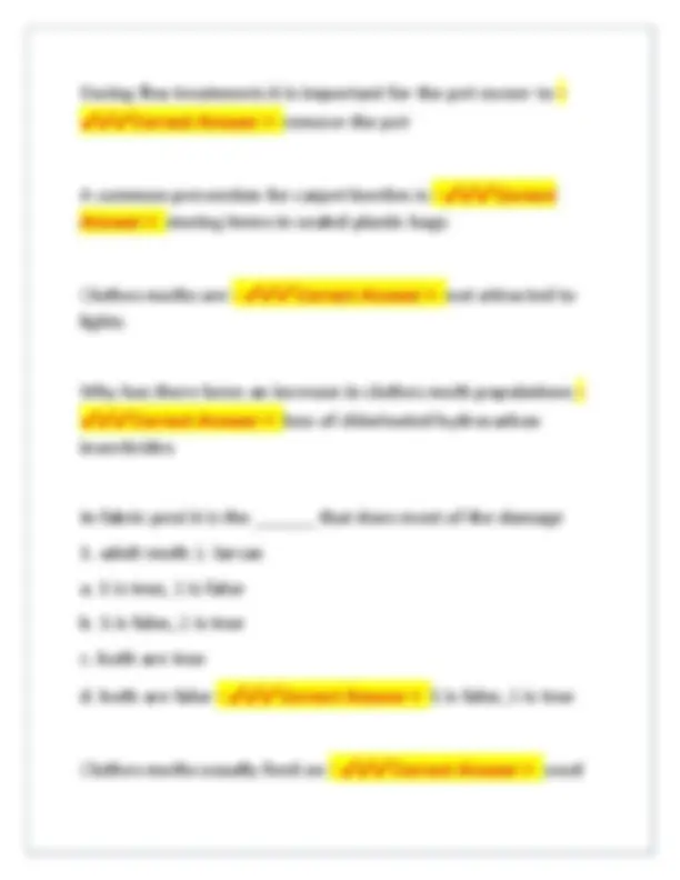 GHP Pest Control Applicator SM-47 Exam: Questions and Answers | Exams ...