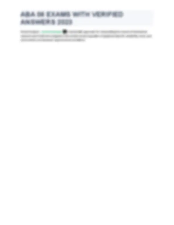 ABA 06 Exams with Verified Answers 2023: Glossary of Key Terms and ...