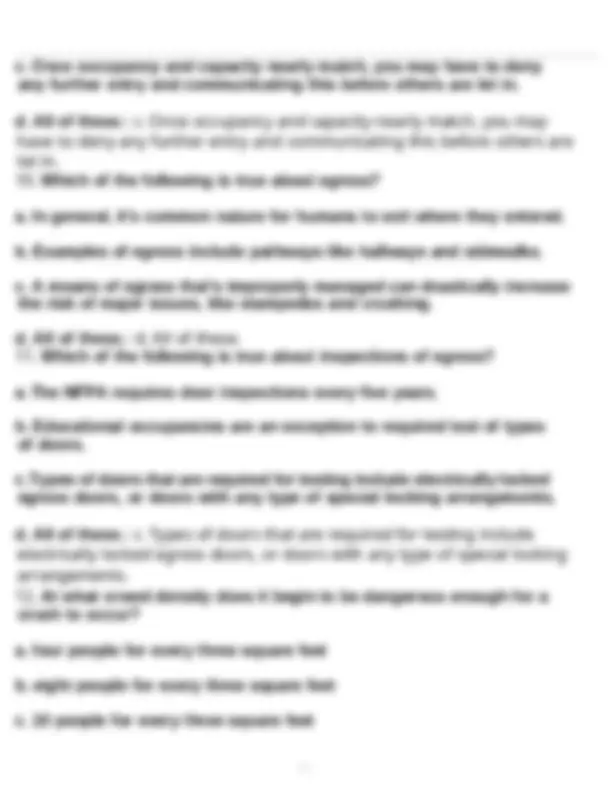 Crowd Management Exam with Verified Solutions (2024-2025) | Exams ...