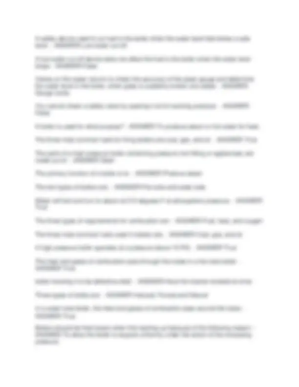 Arkansas Boiler Operator Study Questions and Answers 2025 Update 100% ...