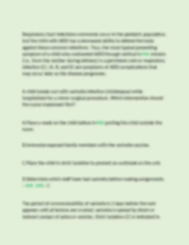 Pediatric Practice Questions and Answers 2025 Latest Update Solved By ...