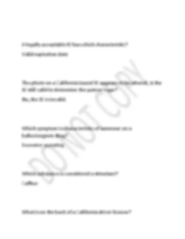 CALIFORNIA RBS EXAM QUESTIONS with 100% Correct Answers Latest Versions ...